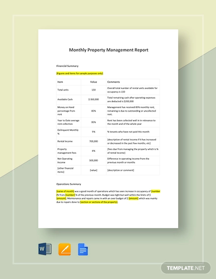 39+ Monthly Report Templates in PDF