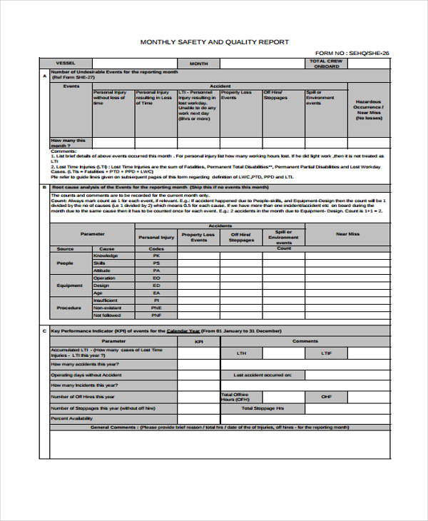 39+ Monthly Report Templates in PDF