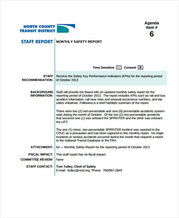 39+ Monthly Report Templates in PDF