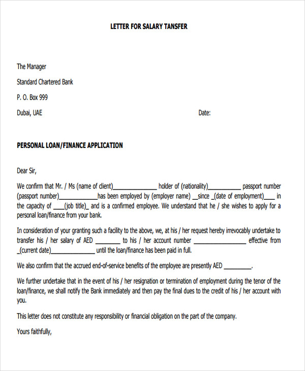 26+ Transfer Letter Templates in PDF