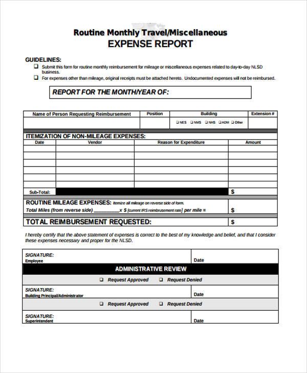 47 Monthly Report Samples Word Docs Free Premium