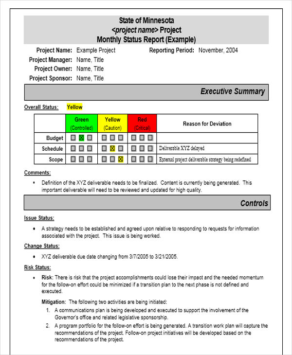 49+ Monthly Report Format Templates - Word, PDF, Google Docs, Apple Pages