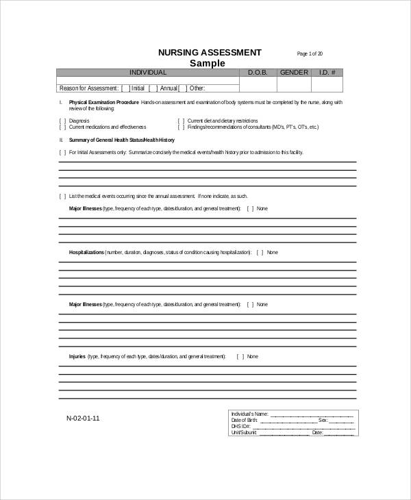 32+ Assessment Forms in PDF