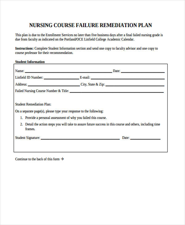 18+ Remediation Plan Templates -Free Sample, Example Format Download