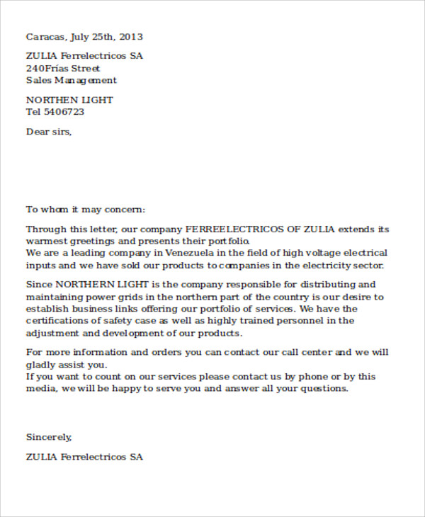 45 Free Service Letters