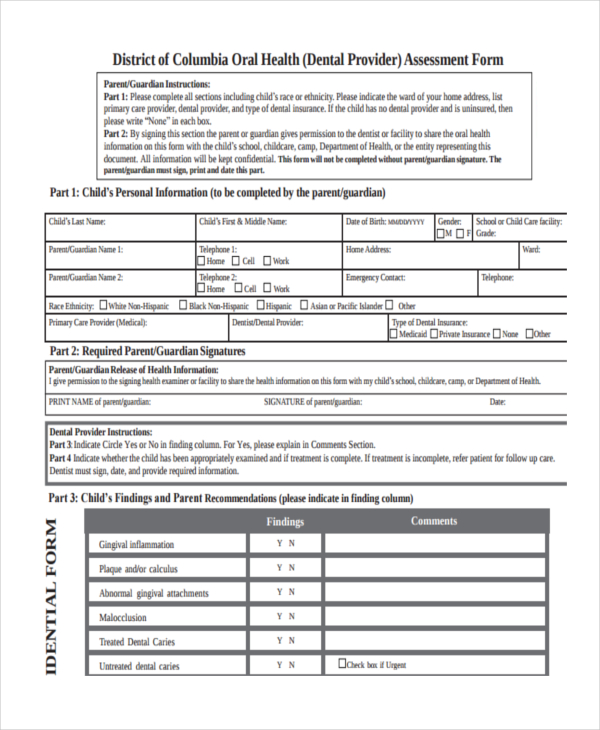 47+ Assessment Form Examples