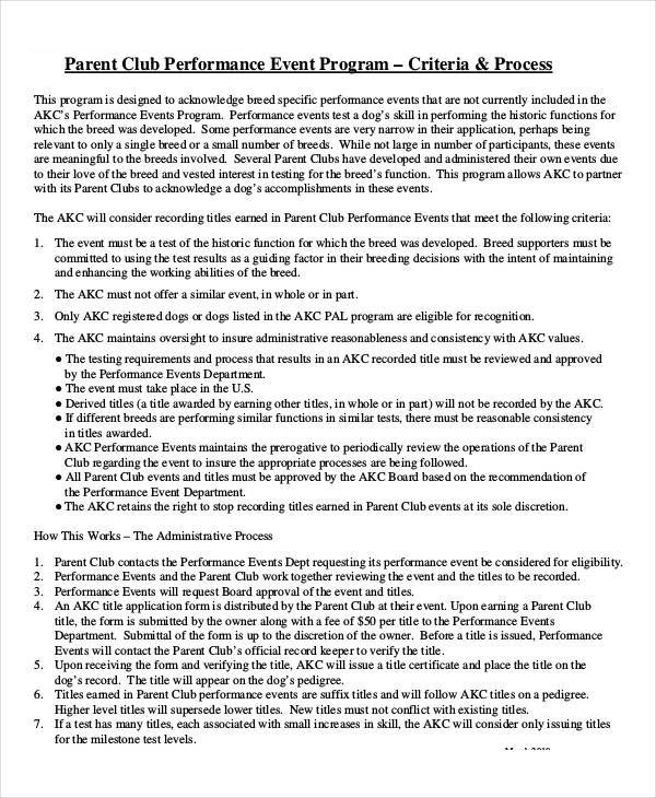 46+ Sample Event Program Templates - PSD, AI