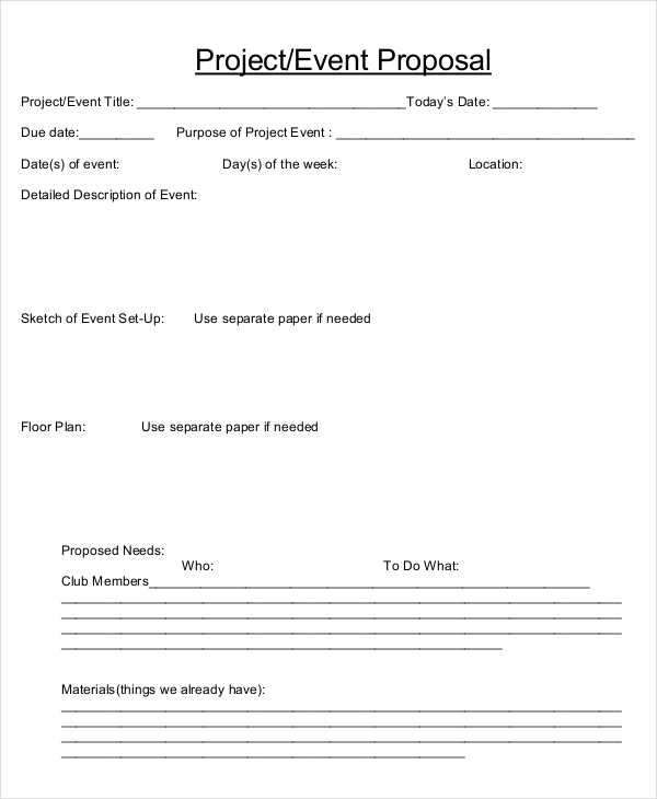 41+ Project Proposal in PDF | Free & Premium Templates
