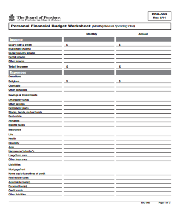 32+ Expense Sheet Templates in PDF | Free & Premium Templates