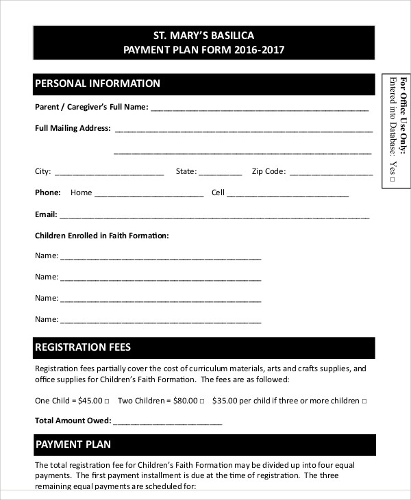 22+ Payment Plan Templates - Word, PDF