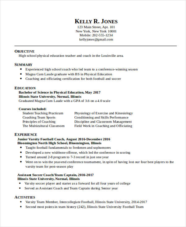 14+ Education Resume Templates in Word