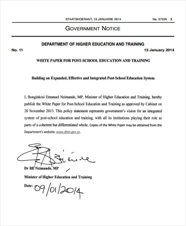 43+ Free White Paper Templates