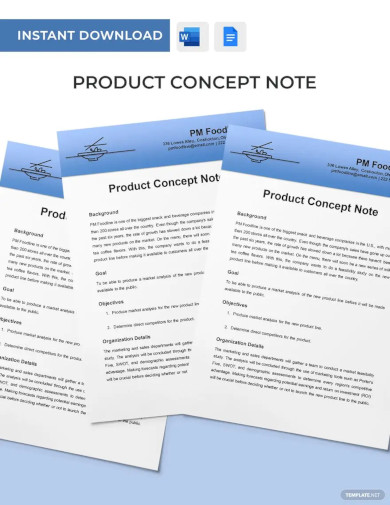 16+ Concept Note Templates - Sample, Example Format Download