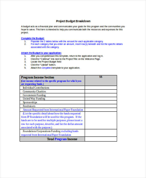 20+ Budget Templates in Word