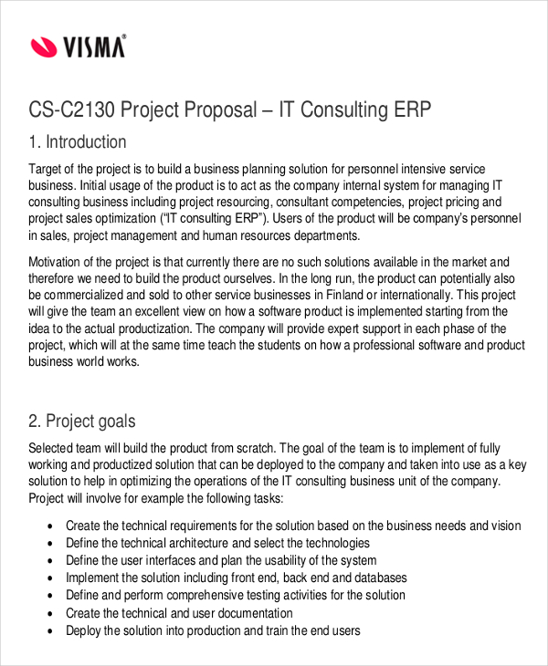 Sample Introduction For Project Proposal How To Write A Project Proposal Template And Examples 