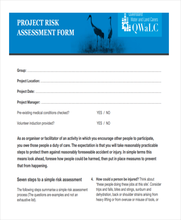 42+ Risk Assessment Templates