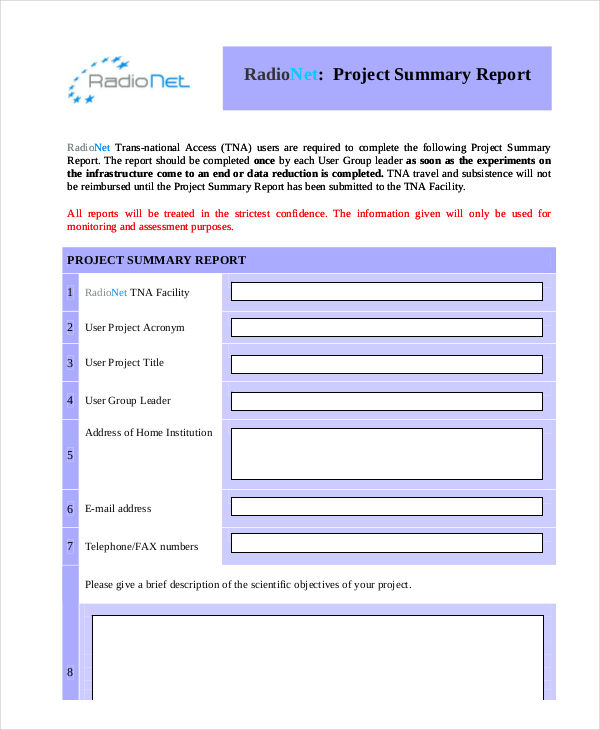 26+ Project Report Templates - Word, PDF, Docs