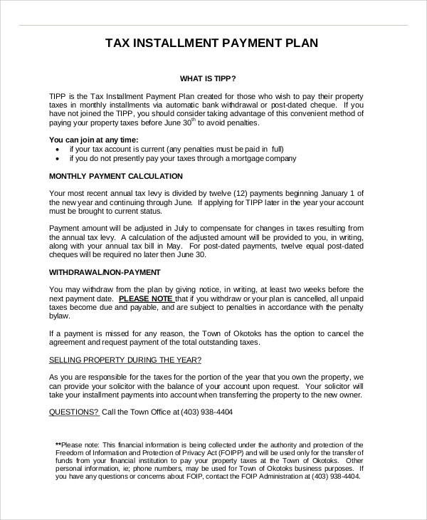 22+ Payment Plan Templates - Word, PDF