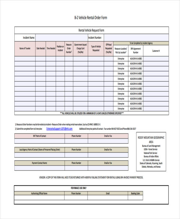 28+ Order Forms in PDF