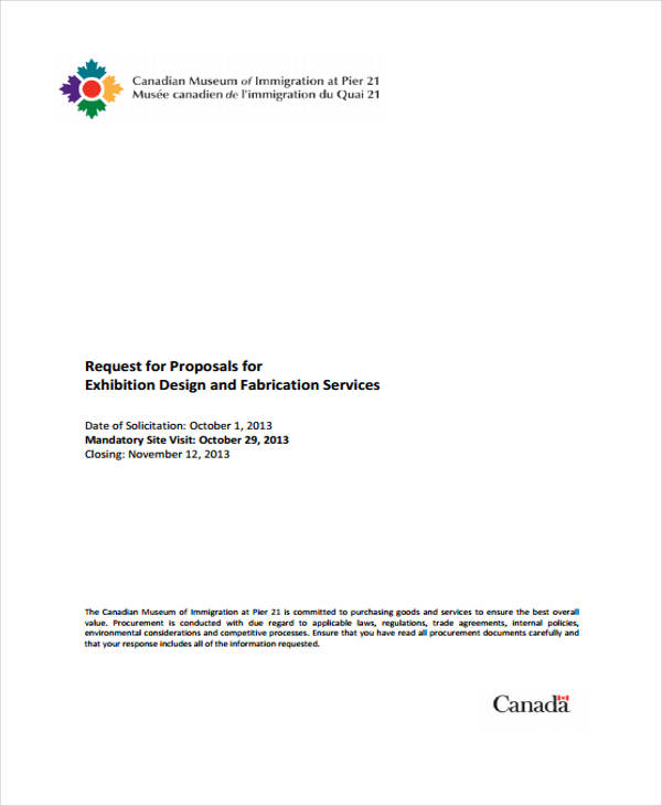 Exhibition Proposal Template - 12+ Free Sample, Example Format Download