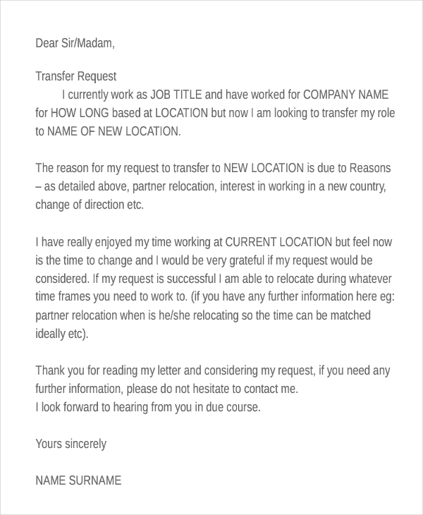 47+ Free Request Letter Templates in Google Docs, Word, Outlook, Apple ...