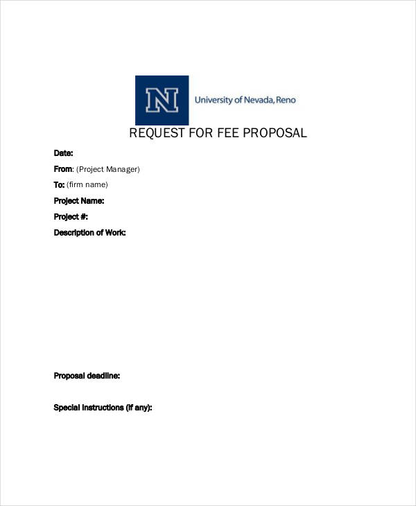 Fee Proposal Templates -11+ Free Word, PDF Format Download