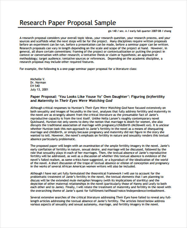 33+ Proposal Formats