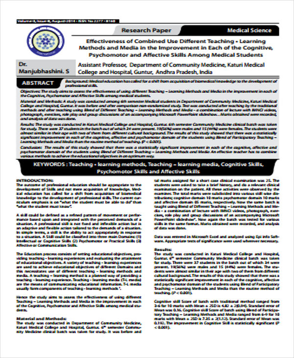 43+ Research Paper Examples