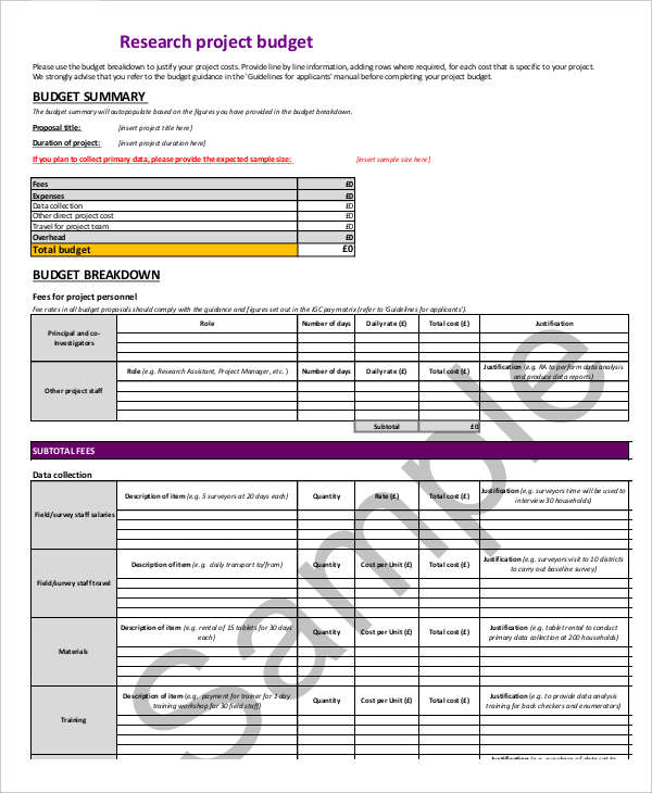 Research Proposal Thesis Budget Sample Thesis Title Ideas For College
