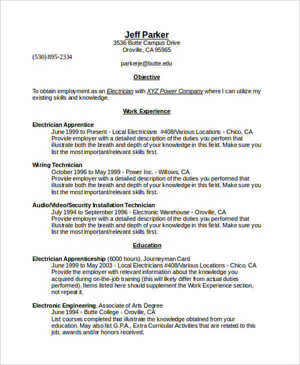 Free 36+ Resume Format Templates, Word, PDF