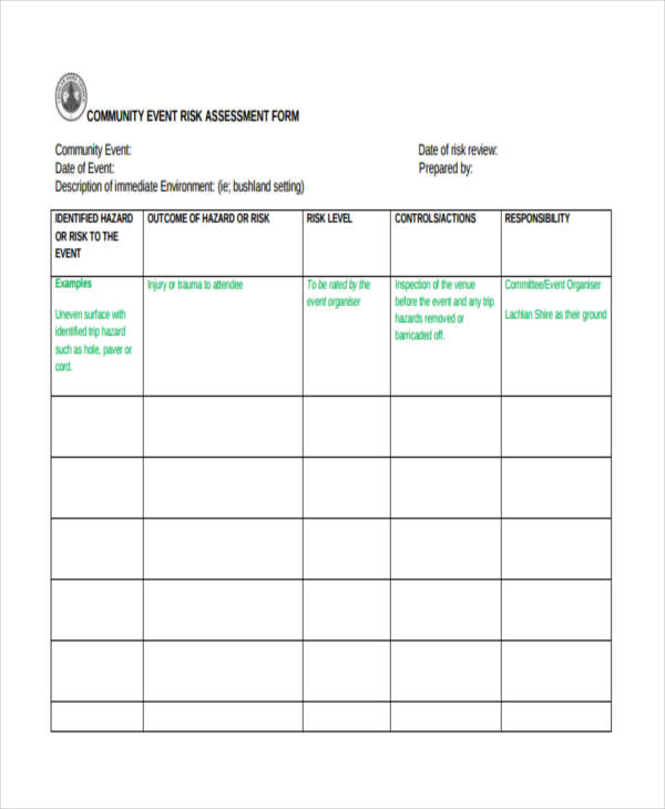 41+ Risk Assessment Templates in PDF