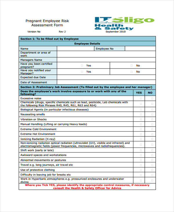 41+ Risk Assessment Templates in PDF