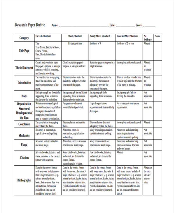 26+ Paper Format Templates -PDF