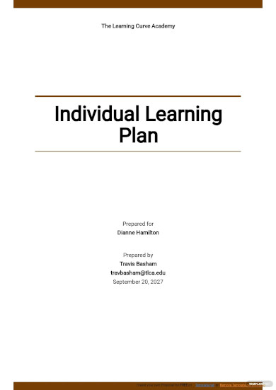 Learning Plan Template - 15+ Samples, Examples Format Download