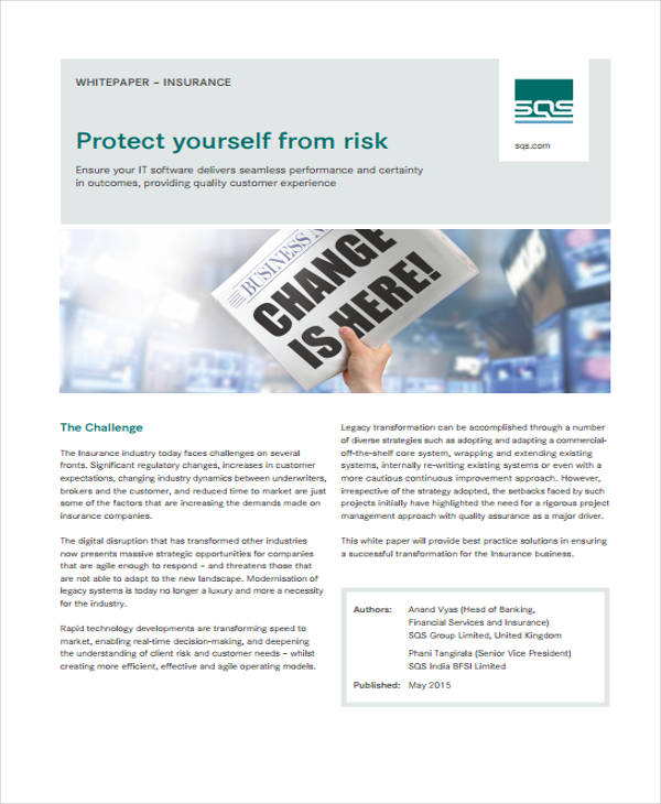 33+ White Paper Templates in PDF