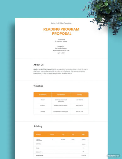 23+ Program Proposal Templates - Word, PDF, Google Docs, Apple Pages