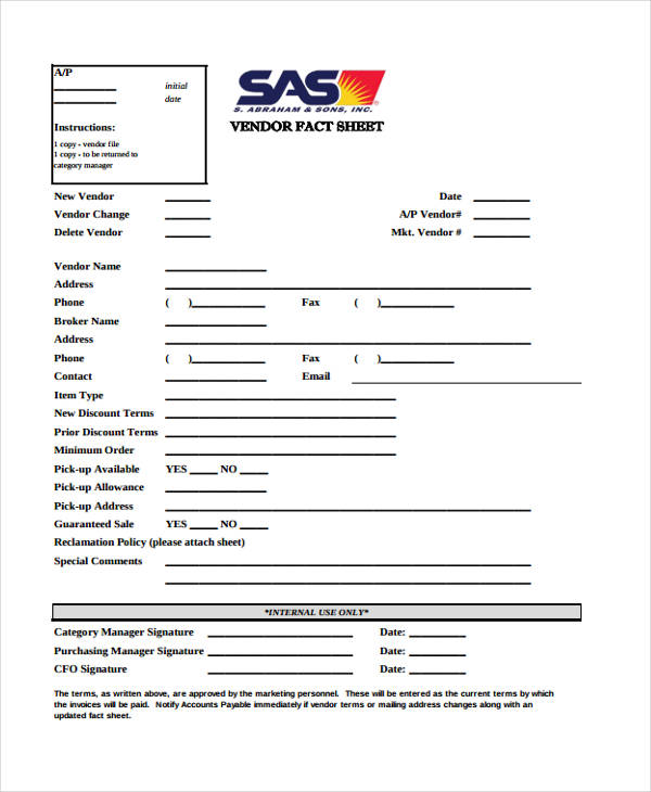 32 Fact Sheet Templates in PDF