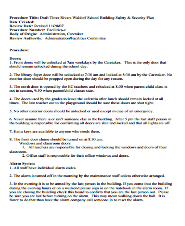 35+ Safety Plan Formats - Word, Docs, PDF