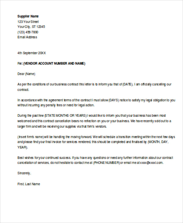 45 Free Service Letters