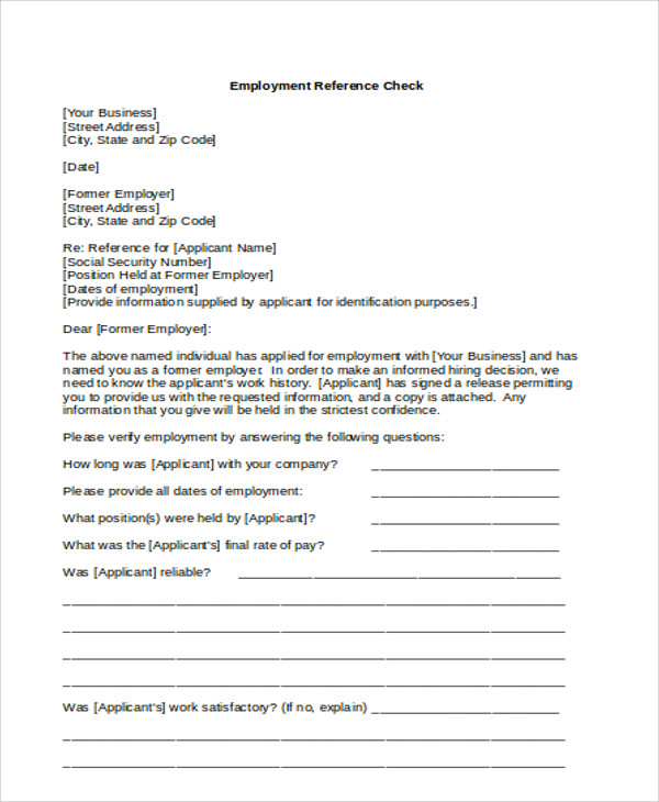 45 Free Service Letters