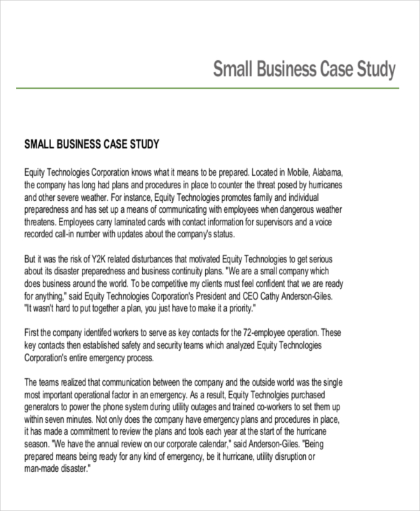 31 Case Study Samples Word PDF Free Premium Templates