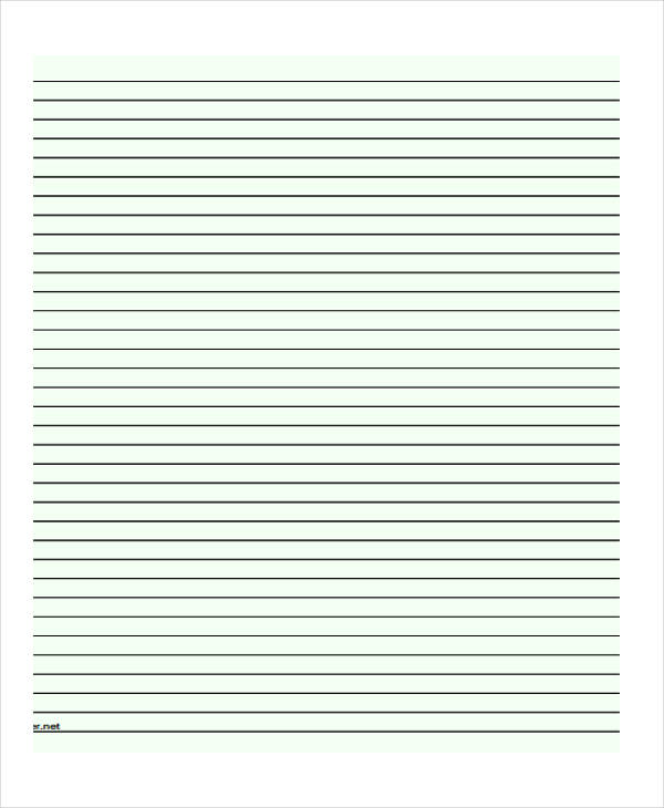 30+ Lined Paper Templates