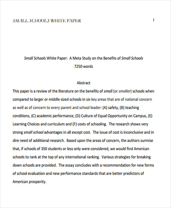 43+ Free White Paper Templates