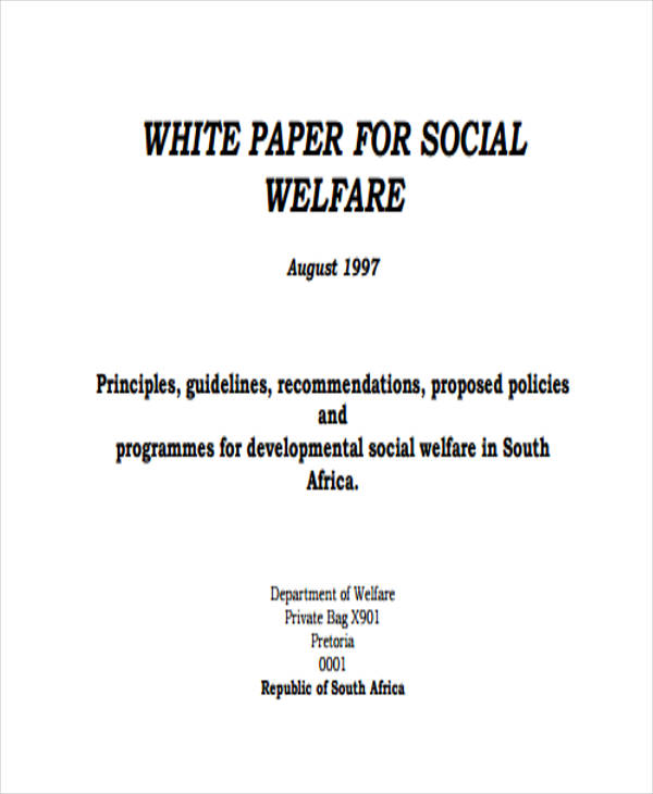 33+ White Paper Templates in PDF