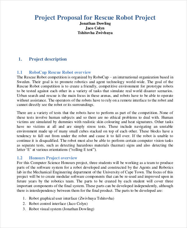 49+ Project Proposal Examples - Word, PDF
