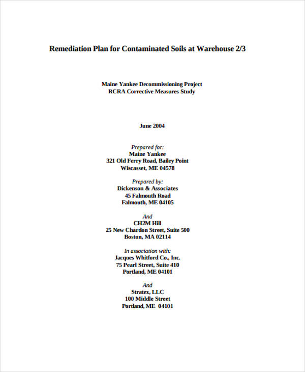 18+ Remediation Plan Templates -Free Sample, Example Format Download