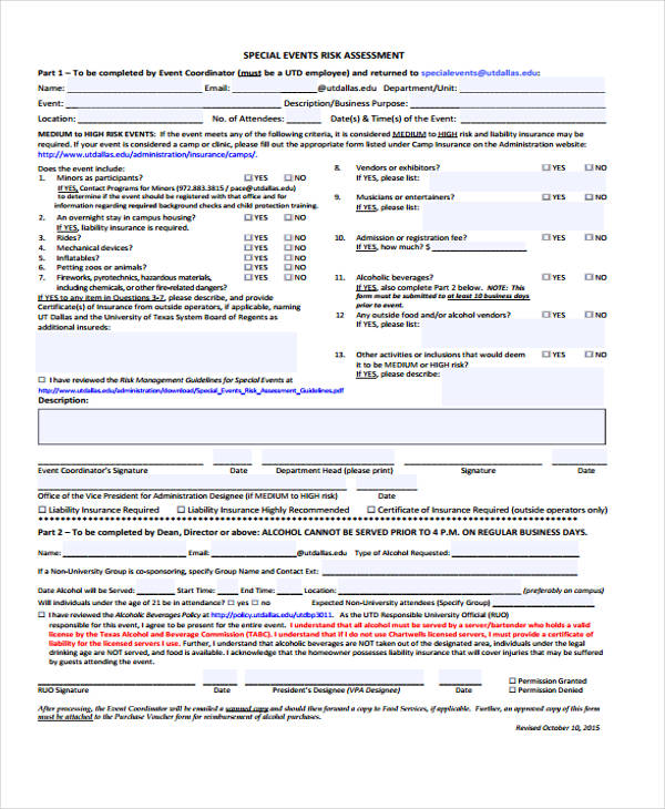41+ Risk Assessment Templates in PDF