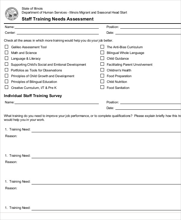 32+ Free Needs Assessment Templates