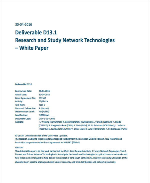 33+ White Paper Templates in PDF | Free & Premium Templates