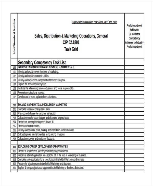 20+ Free Task List Templates